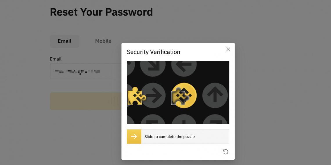 How to reset Binance password on computer and phone?