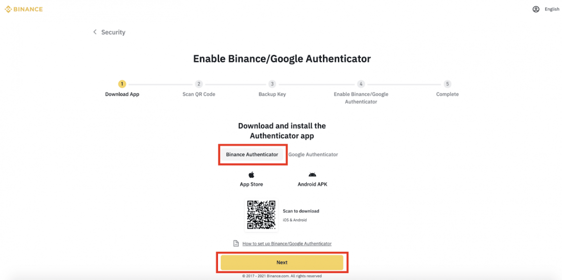 How to install Binance Authenticator Face ID and fingerprint