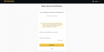 How to reset Binance password on computer and phone?